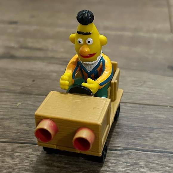 Sesame Street | Toys | Vtg Bert Muppet Sesame Street Moving Wheels Car ...